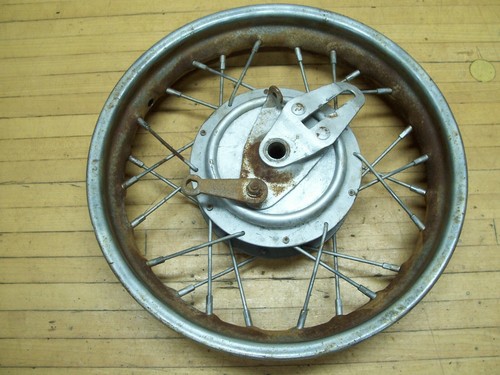 Vintage Rupp Roadster Black Widow Minibike Mini Bike Front 12" Wheel ...