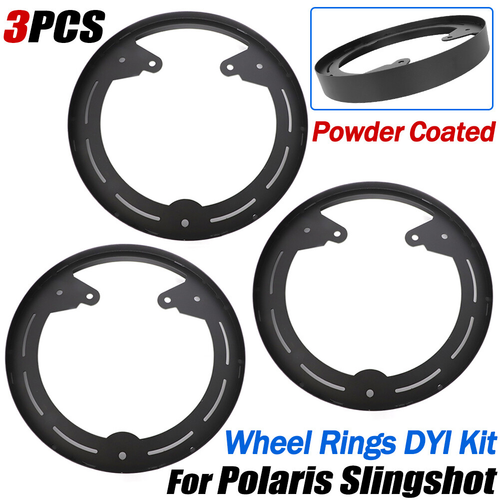For POLARIS SLINGSHOT Wheel Rings DYI Kit LED's RAW Aluminum Ring ...