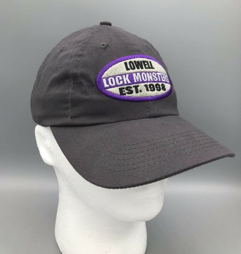 Minor League Hockey Lowell Lock Monsters Adjustable Baseball Style Hat ...