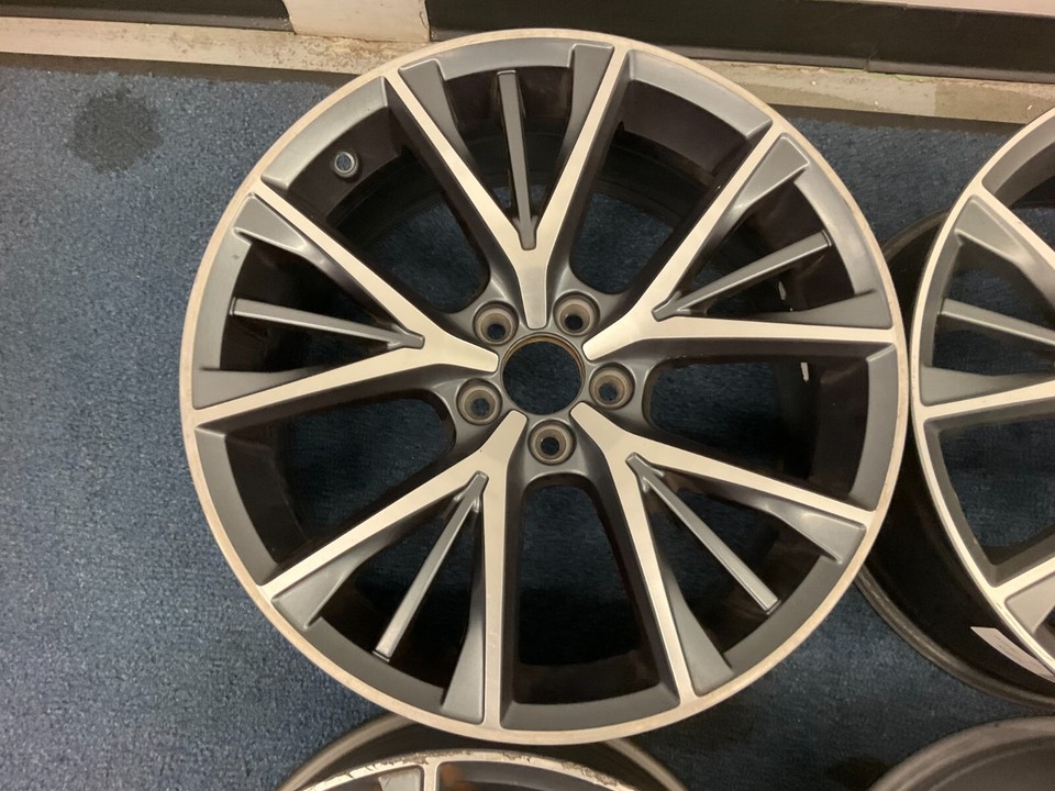 17-20 Volvo S90 V90 19"x8 1/2" 5 Spoke Technical matt black Set of four ...