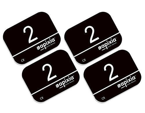 (PSP) Apixia Phosphor Plates Size #2 Pk/4 10802 Works with ScanX PSP ...