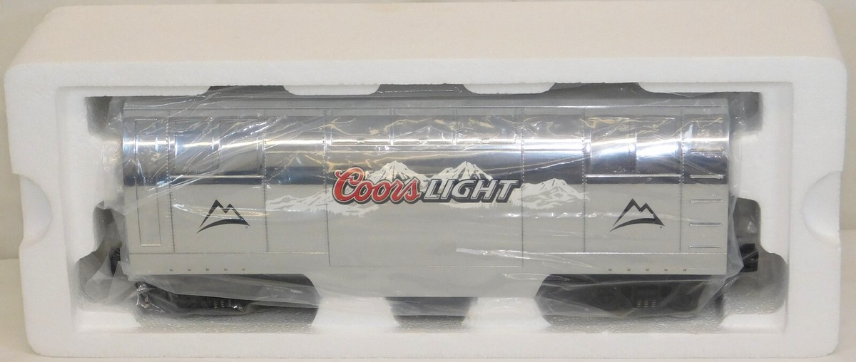 Silver Bullet Coors Light Train Set Tin Sign: Coors Light Silver