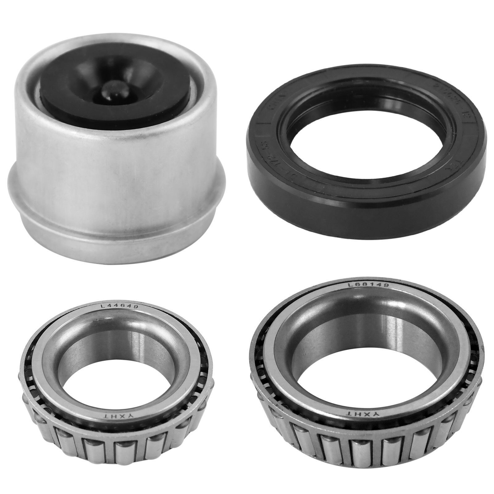 2 Trailer Idler Hub Kits 5 on 4.5 for 3500 lbs Axle 5x4.5 5 Lug Trailer ...