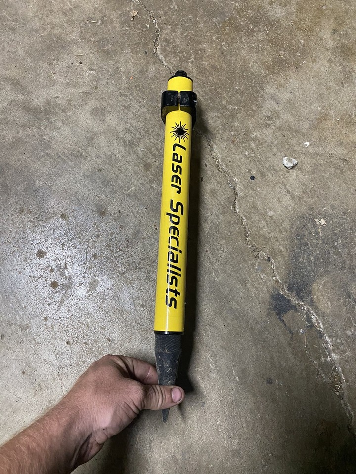 Laser specialist Yellow Mini Stakeout Prism Pole, Surveying Topcon ...