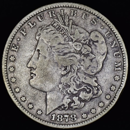 1878-P $1 MORGAN SILVER DOLLAR VF VERY FINE REVERSE 79 1879 7-TF ...
