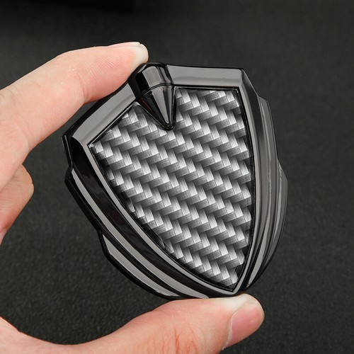 1PC 3D Metal Car Side Sticker Decal Shield Shaped Badge Emblem Car ...