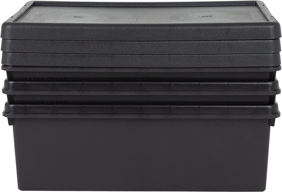 36L Storage Boxes With Secure Lids Heavy Duty Recycled Plastic ...