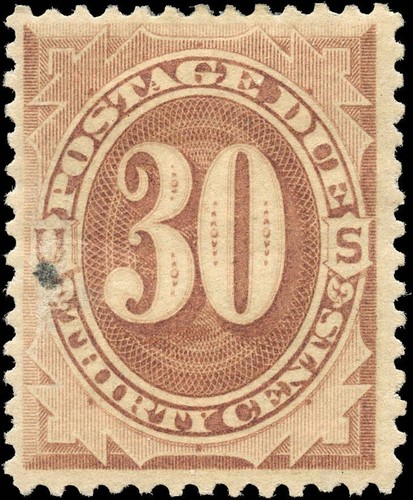 USA Mint H F+ 30c Scott #J6 1879 Postage Due Stamp | eBay