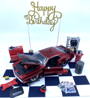 Auto Mechanic motorcycle cake topper party decoration gift birthday ...