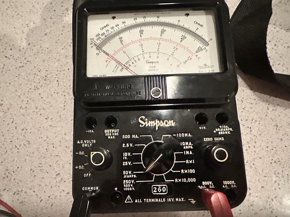 Simpson 260 Series 8 Analog Multimeter | eBay