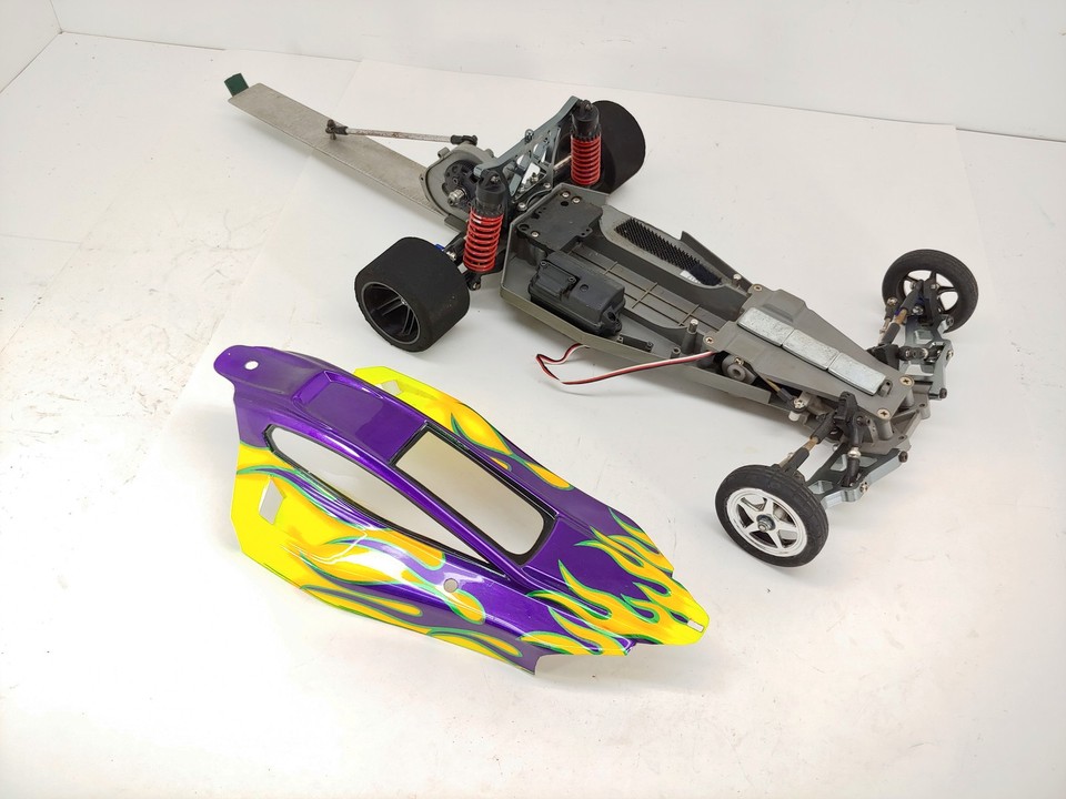 CUSTOM BUILT TRAXXAS BANDIT 1/10 2WD BUGGY DRAG CAR ROLLER ROLLING ...