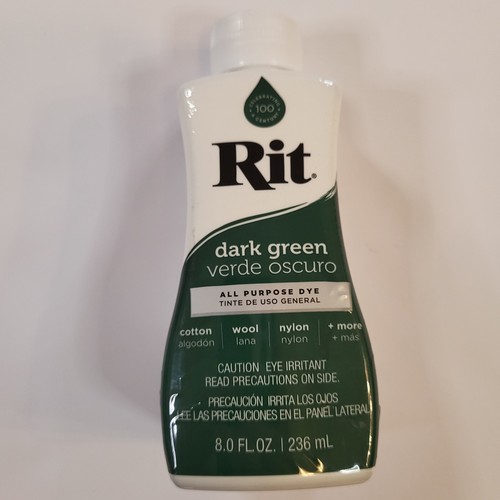 Rit dark green dye all purpose 8 oz new cotton wool nylon and more ...