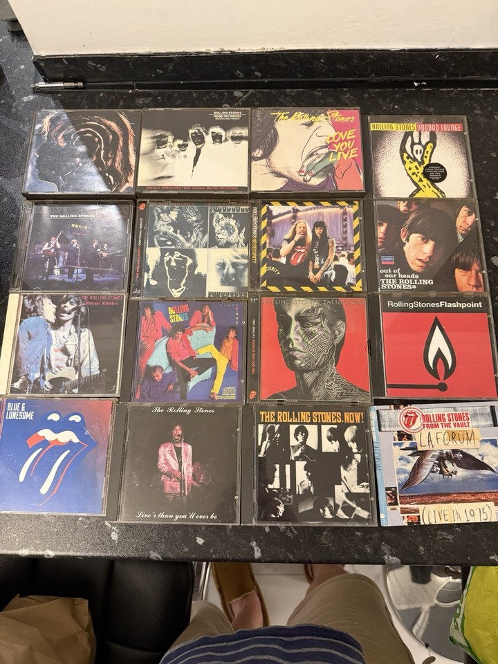 16 Cd Album Bundle The Rolling Stones Some Rare CDs Good Condition Job ...