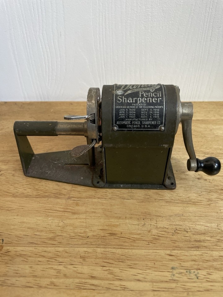 Antique Dandy automatic pencil sharpener patented 1919 made in Chicago ...