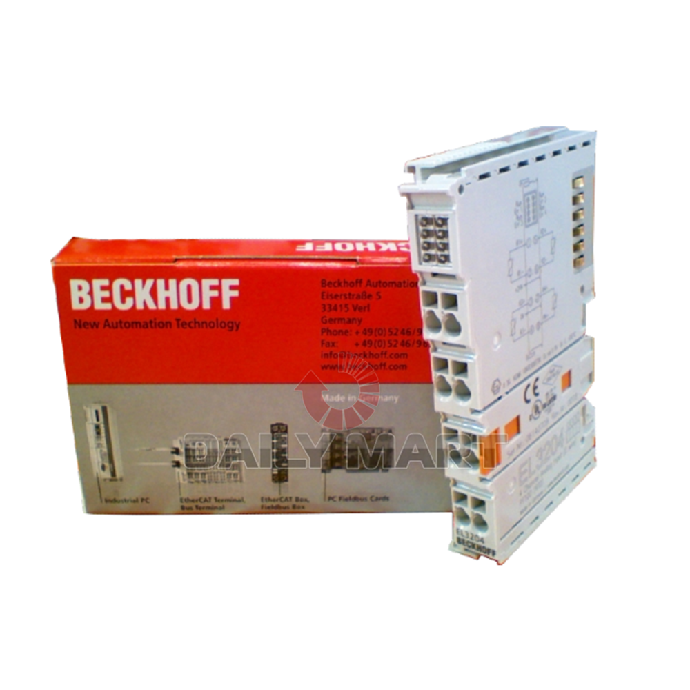 New In Box BECKHOFF EL3204 Analog Input Terminal Module | eBay