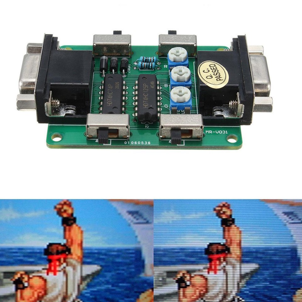 VC005 VGA Interface Screen Scanline Generator For Retro Games Arcade ...