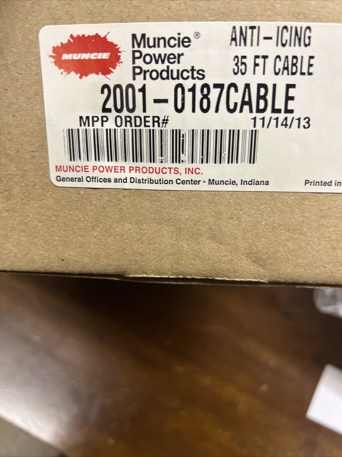 muncie power products 2001-0187 35 ft anti icing cable plow truck | eBay