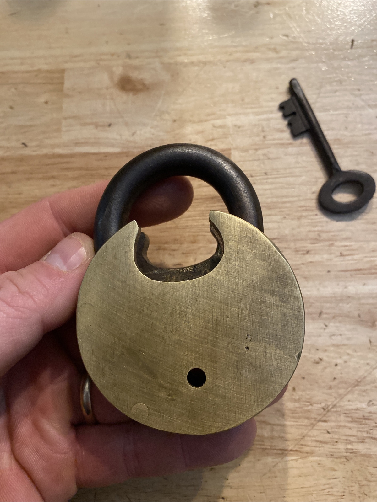 Alcatraz Cast Iron Padlock Lock Set Key x2 Prison Jail San Francisco ...