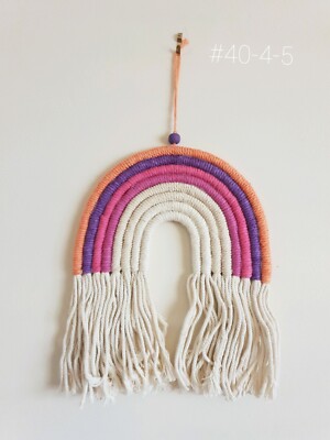 Boho Rainbow macrame | eBay Australia