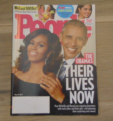 PEOPLE MAGAZINE May 29, 2017 MICHELLE & BARACK OBAMAS LIVES NOW ...