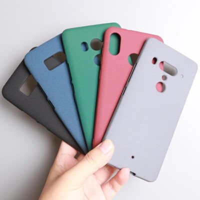 For HTC U12+ U12 Life RockSand Matte Rubber Silicone case back shell ...