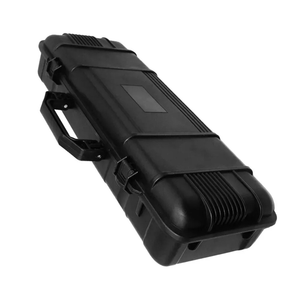 6 Sizes Black Hard Shell PP Toolbox Shockproof Portable Tool Storage ...