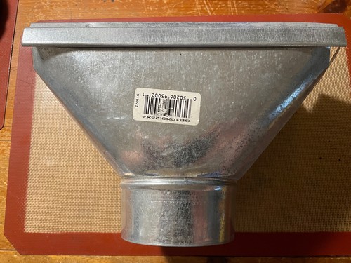HVAC SYSTEM STACK BOOT 10” x 3.25” x 4” DUCT VENT RISER GALVANIZED ...