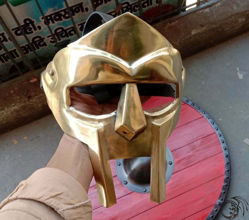 Mild Steel Face MF Doom Gladiator Mask Madvillain Armor Replica new ...
