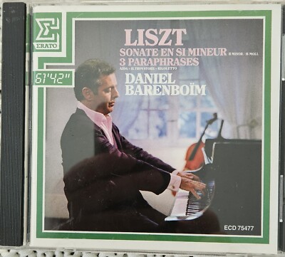 Liszt: Sonate En Si Mineur, 3 Paraphrases (Erato ECD 75477) Daniel ...