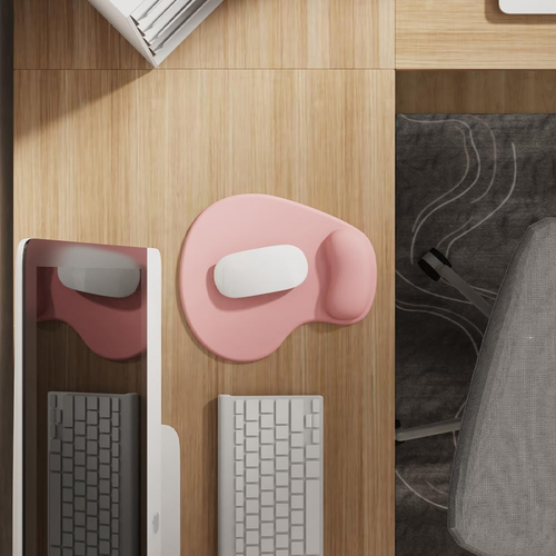 Office Mousepad with Gel Wrist Support - Ergonomic Gaming Desktop Mouse ...