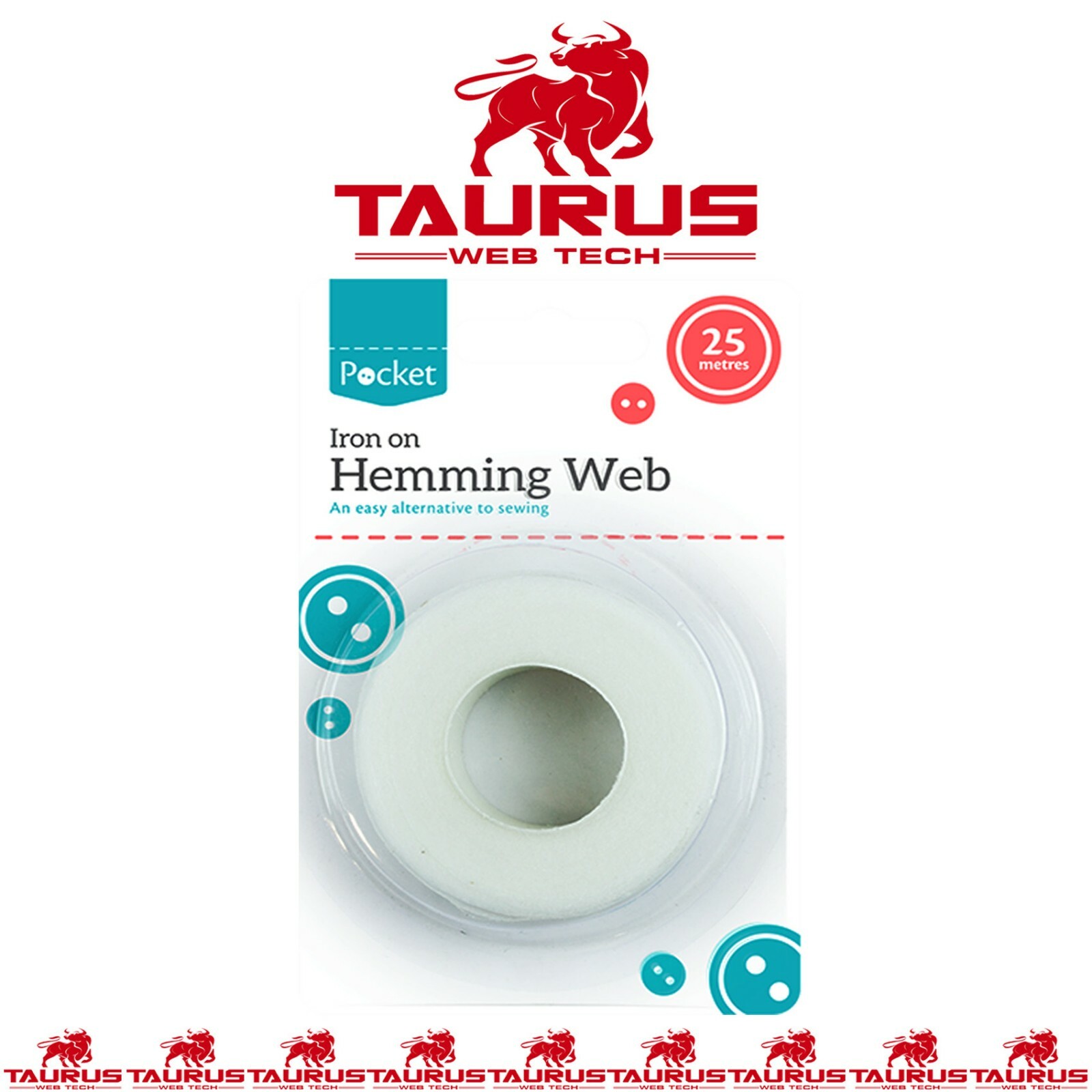 25x Meters HEMMING WEB L Roll Wonder Iron On Tape Webbing Craft Tailor ...