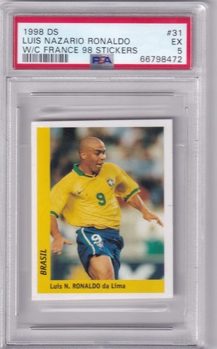 1998 DS World Cup France 98 Stickers Ronaldo #31 PSA 5 EX | eBay.de