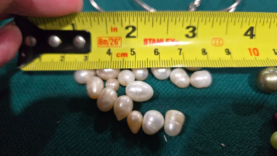 HUGE LOT Freshwater Pearls Jewelry Cages Necklace Party Kit Kids ...