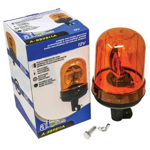 A-3715144M92-AI Rotating Beacon, Amber, Pipe Type | eBay
