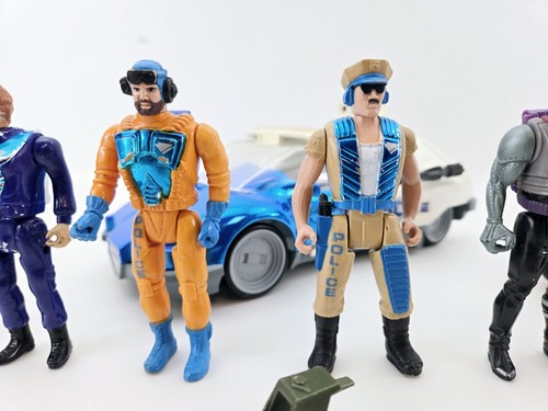 1989 Kenner Robocop & the ULTRA Police 10 figure lot Robo-1 Vehicle ...