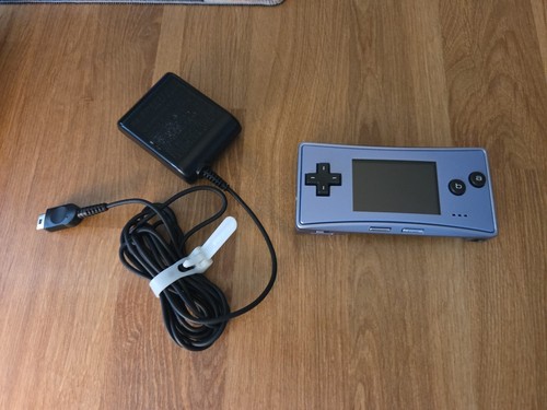 Authentic Blue Nintendo GameBoy Micro Console Great Tested W/ Charger ...