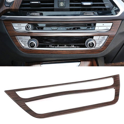 For BMW X3 G01 X4 2018-2021 Pine Wood Grain Console AC Switch Control ...