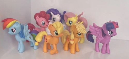 My Little Pony Meet the Mane 7 Ponies Collection Set Used | eBay