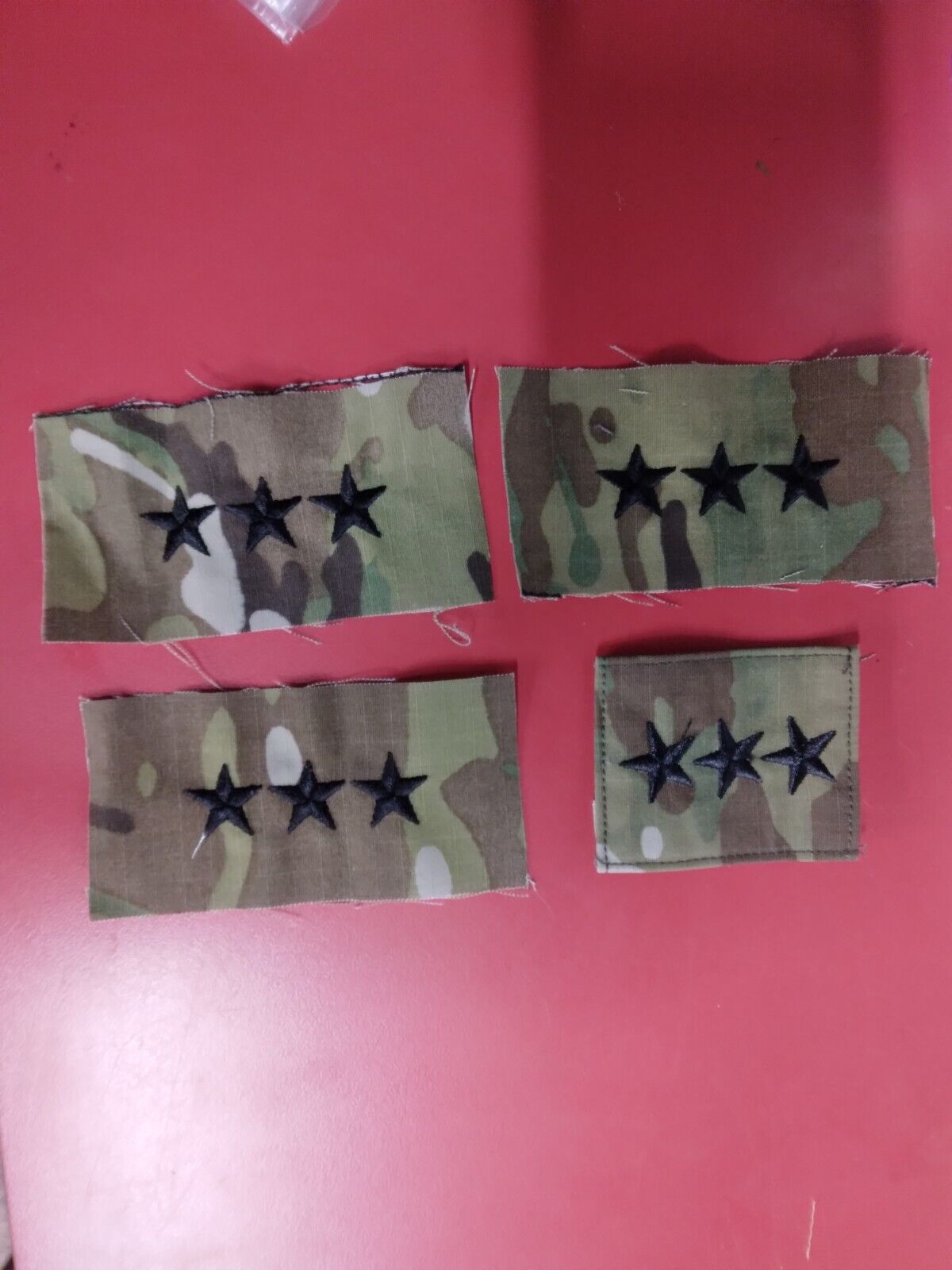 4x OCP SEW-ON GENERAL 3-STAR RANK PATCHES | eBay