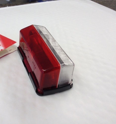 CARAVAN JOKON RED WHITE CLEAR SIDE REAR MARKER LIGHT LAMP CLIP ON LENS ...