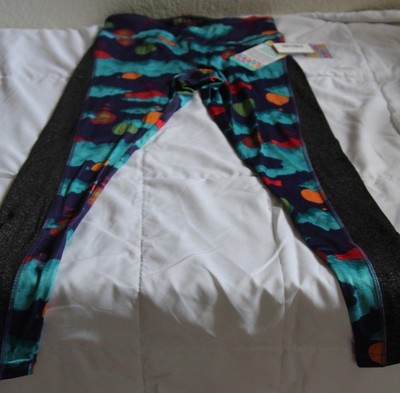 NWT LuLaRoe S Small JORDAN Workout Leggings Hot Air Balloon Print ...