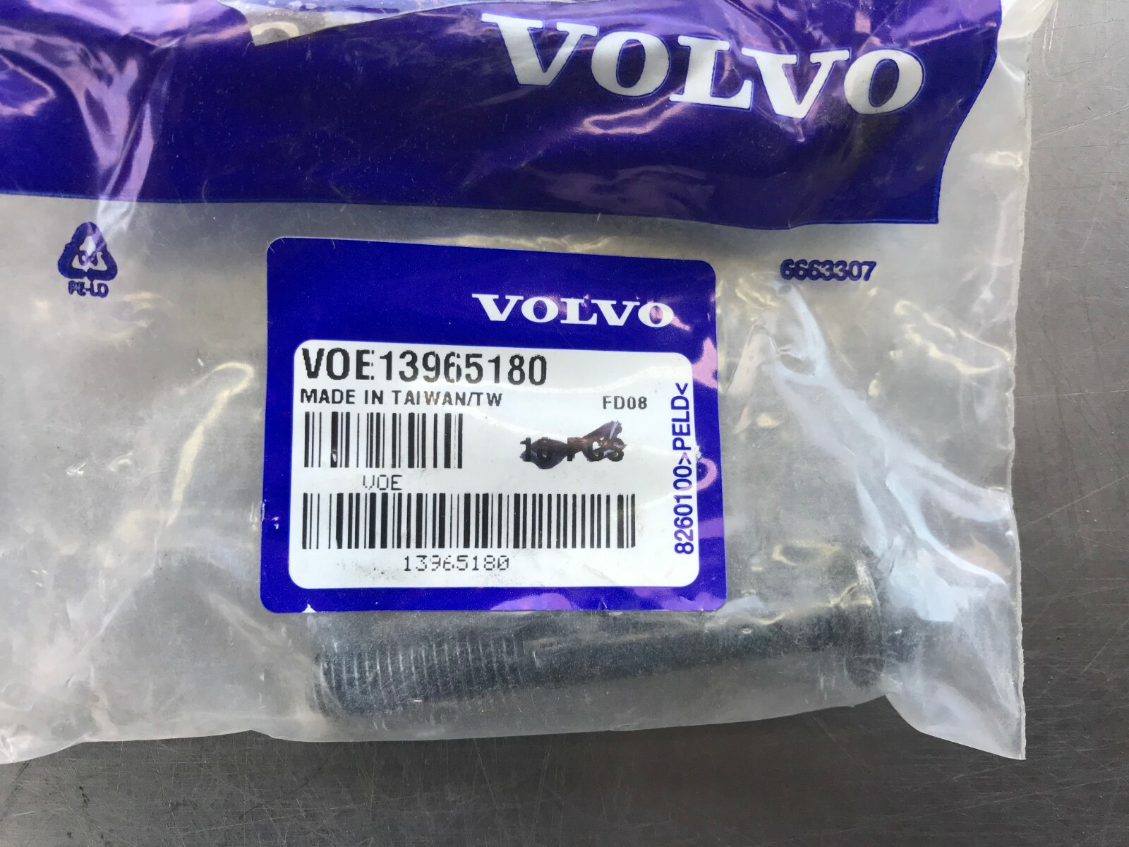 13965180 GENUINE Volvo FLANGE SCREW Ingersoll Rand QTY of 3 Fits 984740 ...