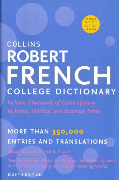 Collins Robert French College Dictionary : French-english/ English ...