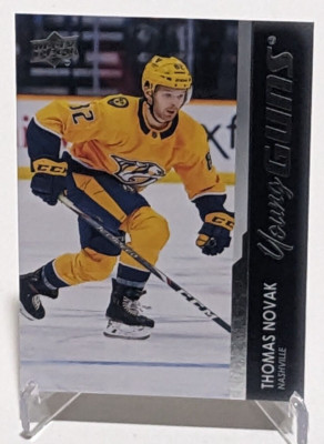 Thomas Novak 2021-22 Upper Deck Young Guns Rookie Card #476 Nashville ...