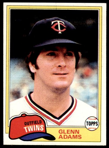 1981 Topps Baseball Glenn Adams . Minnesota Twins #18 | eBay