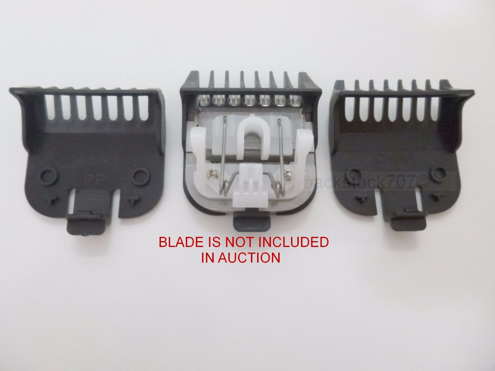 New Genuine Wahl OEM 3 Piece Beard Stubble Trimmer Guide Comb Set 9888L ...