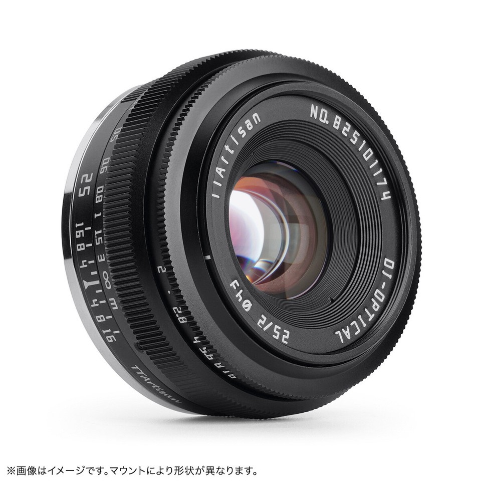 TTArtisan 25mm f/2 for Micro Four Thirds (M4/3, MFT) mount camera ...