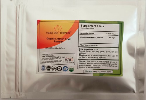 ORGANIC Black Plum Powder Jamun Pure & High Quality No Fillers | eBay