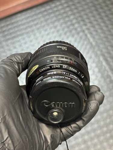 Canon Lens EF 50mm 1:1.8 With Caps & Filters (TESTED) | eBay