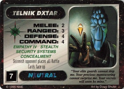 BattleLords Telnik Dxtar 1995 Base Set #7 EN | eBay